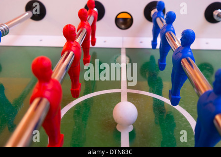 table football soccer game kicker Stock Photo - Alamy