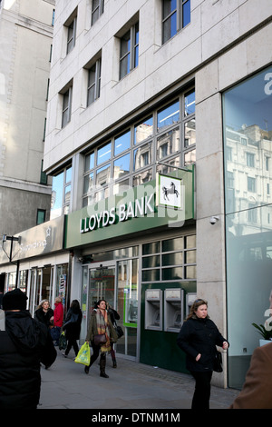 London- LLoyds Bank PLC in the City of London, a British retail and ...