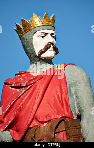 Statue of Llewellyn the Great in Conwy, North Wales, uk Llewlyn the ...