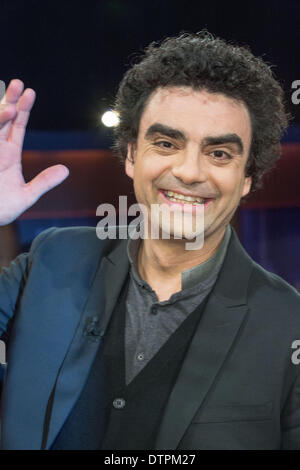 Hamburg, Germany. 21st Feb, 2014. French-Mexican opera singer Rolando ...