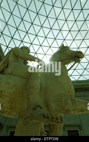 A statue in the British Museum, London Stock Photo - Alamy