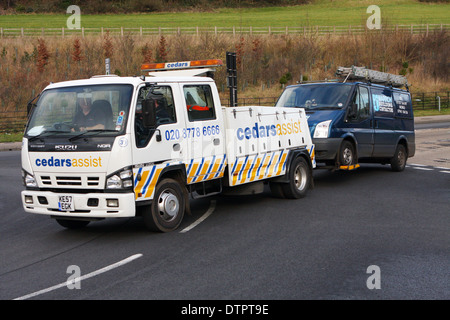 Heavy Recovery breakdown truck hauling a broken down bus. Jim and Tonic ...