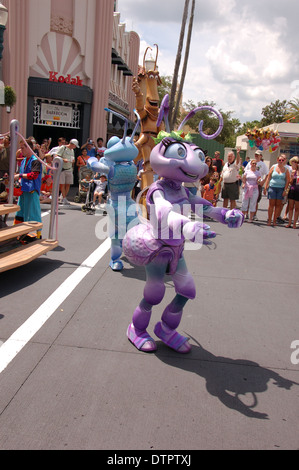 Pixar characters Flik and Atta from the film A Bug's Life in an Pixar ...