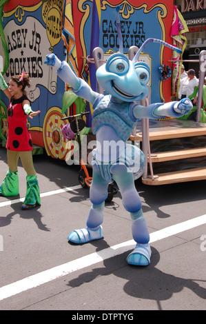 flik from disney pixars a bugs life in the countdown to fun parade on ...