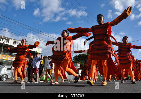Manila, Philippines. 23rd Feb, 2014. Elders in a nature-inspired ...