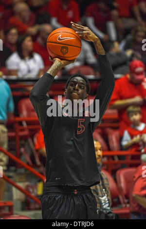 San Diego State forward Dwayne Polee II shoots against Long Beach State ...
