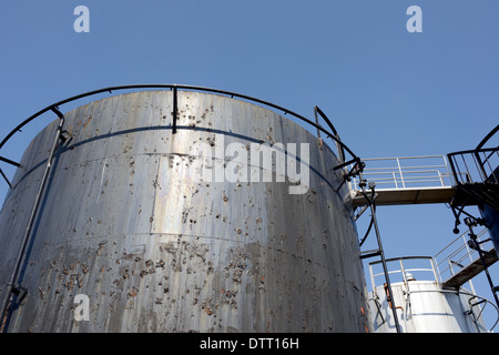 old black storage tank Stock Photo - Alamy
