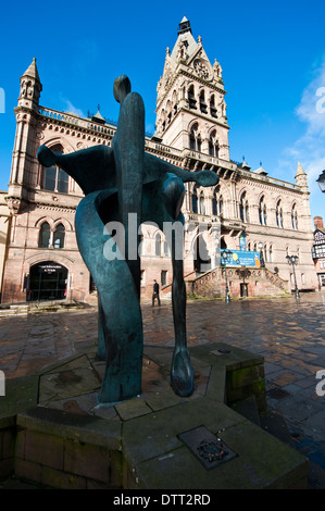 celebration of chester sculpture, stephen broadbent, chester, england ...