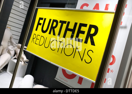 Further Reductions Sign Stock Photo - Alamy