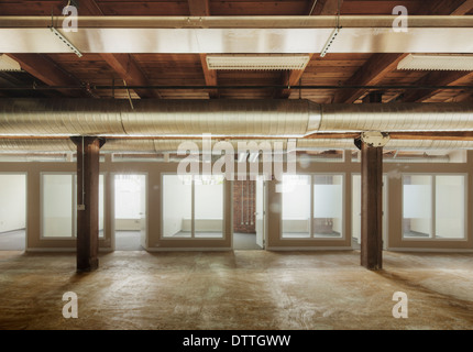 Empty office space under construction Stock Photo - Alamy