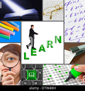 Collage of education Stock Photo - Alamy
