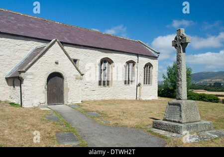 St Marcella's Church set in the Vale of Clwyd, North Wales, less than ...