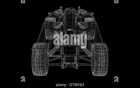bike, motorcycle, 3D model body structure, wire model Stock Photo - Alamy