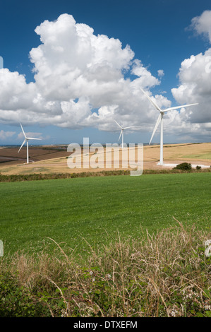 Carland Cross Wind Farm, near Truro, Cornwall Stock Photo - Alamy