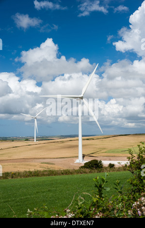 Carland Cross Wind Farm, near Truro, Cornwall Stock Photo - Alamy