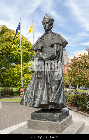 Statue of Daniel Mannix, at St Patrick's Cathedral Melbourne Stock ...