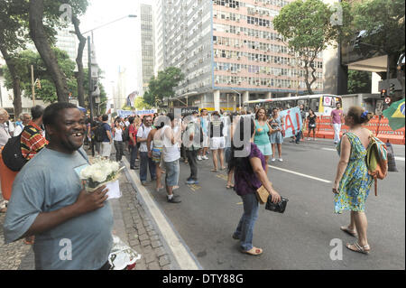 Teachers protest in center Rio de Janeiro ended in clashes, on October ...