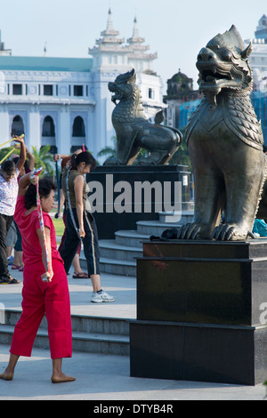 Maha Bandoola gardens. Yangon. Myanmar (Burma Stock Photo - Alamy