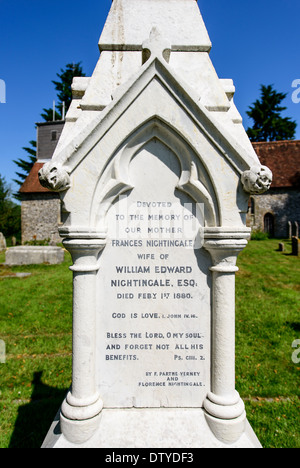 The grave of Florence Nightingale, and the Nightingale family plot, at ...
