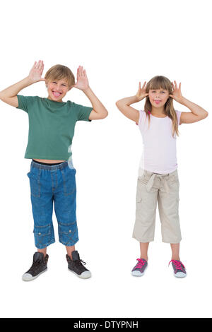 Funny children being silly Stock Photo - Alamy