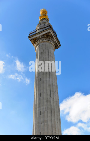 Corinthian Column in Warwick Court, London, Column with gold decorated ...