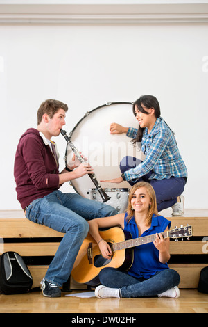 Music students at the University of Birmingham UK Stock Photo - Alamy