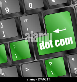 .com icon. Internet button on white background Stock Photo - Alamy
