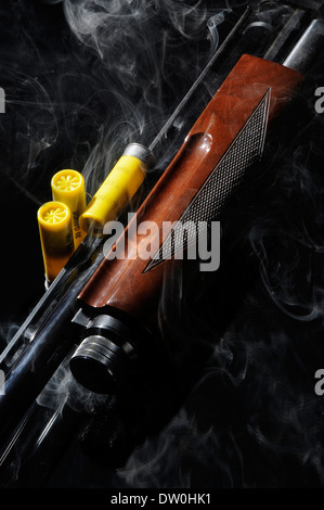 A smoking shotgun Stock Photo, Royalty Free Image: 33859194 - Alamy