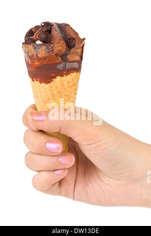 Icecream in hand Stock Photo - Alamy