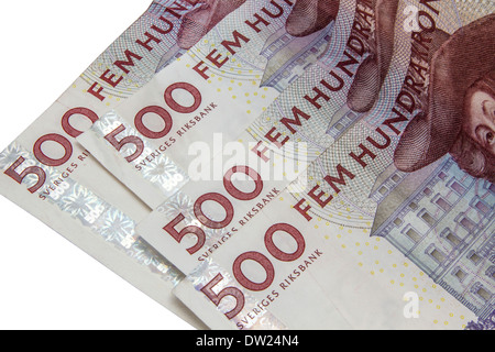 Swedish 500 crown banknotes Stock Photo - Alamy