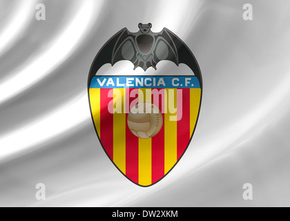 Valencia C.F. logo icon symbol flag emblem Stock Photo - Alamy