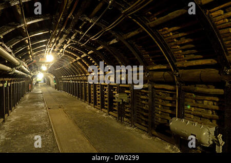 Bochum, Germany. 21st Feb, 2014. View of a reconstructed coal mining ...