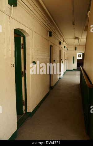 Cell block in historic Dunedin Prison (1896), Dunedin, South Island ...