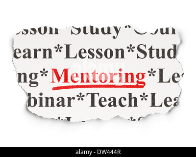 Mentoring, word cloud concept on white background Stock Photo - Alamy