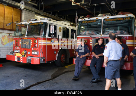Chinatown Firetruck in Chinatown in Manhattan, New York City Stock ...