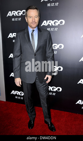 Bryan Cranston arrives at the 'Argo' - Los Angeles Premiere at AMPAS ...