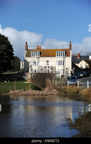 The Elms overlooking Rottingdean village pond and green Sussex UK 'The ...
