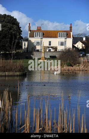 The Elms overlooking Rottingdean village pond and green Sussex UK 'The ...