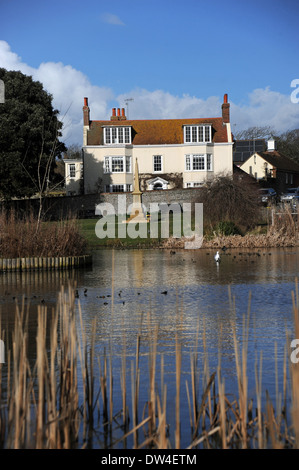 The Elms overlooking Rottingdean village pond and green Sussex UK 'The ...