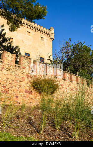 Castle in Castelldefels, Spain Stock Photo - Alamy