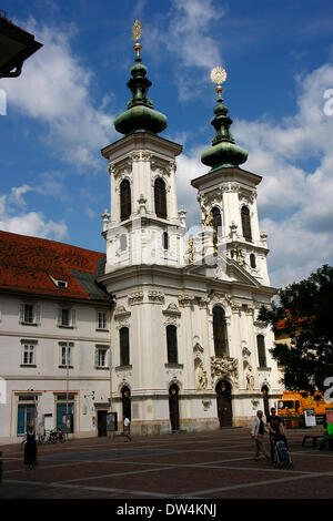 The church Mariahilf in the Styrian capital Graz is a pilgrimage church ...