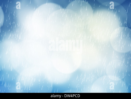 Abstract rainy nature bokeh background Stock Photo - Alamy