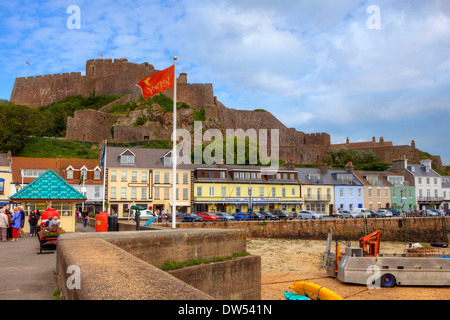 Gorey castle Gorey Jersey Stock Photo - Alamy