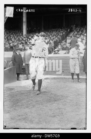 A historical photograph of George Chalmers, a pitcher in the ...