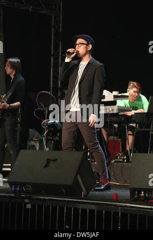 Singer Roger holds concert in Taipei, Taiwan on Thursday February 27 ...
