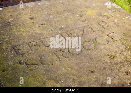 Grave of Ebenezer Scrooge at St Chad's Church, Shrewsbury, Shropshire ...