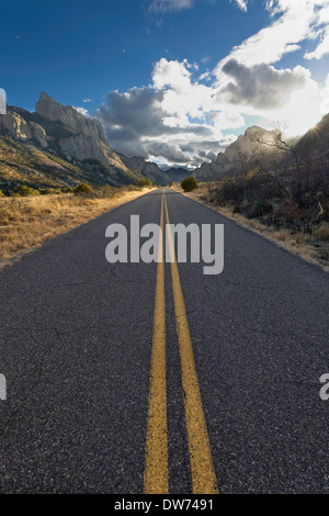 on the road Scenic Byway in Capitol Reef National Park in United States ...