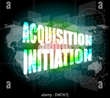 Acquisition word with word cloud background, 3D rendering Stock Photo ...