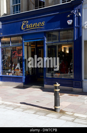 Cranes Music shop, High Street, Cardiff, Wales Stock Photo - Alamy