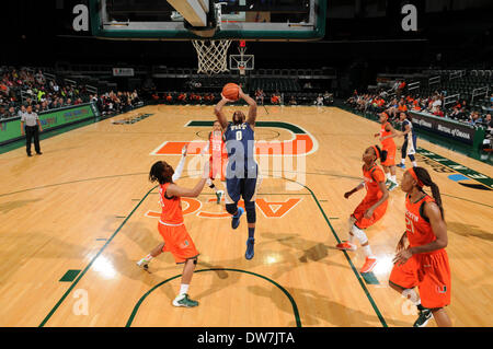 March 2, 2014: Asia Logan #0 of Pittsburgh in action during the NCAA ...